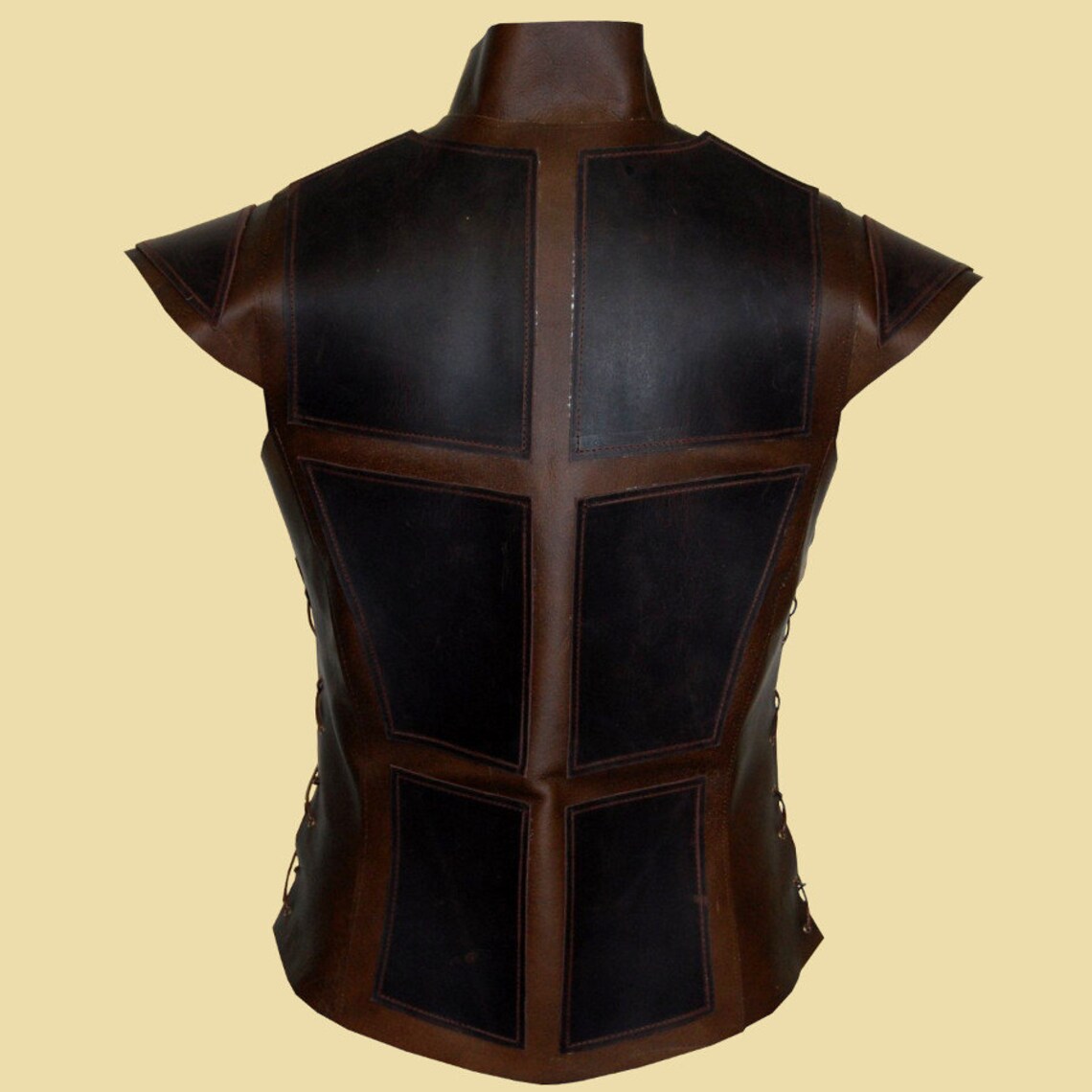 Reinforced Leather Jerkin for Men Deluxe Larp Fantasy - Etsy UK