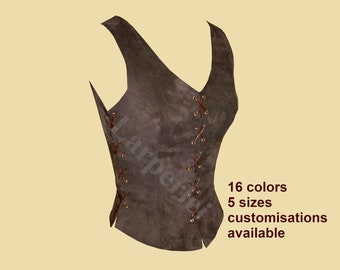 Medieval Leather Doublet - Etsy