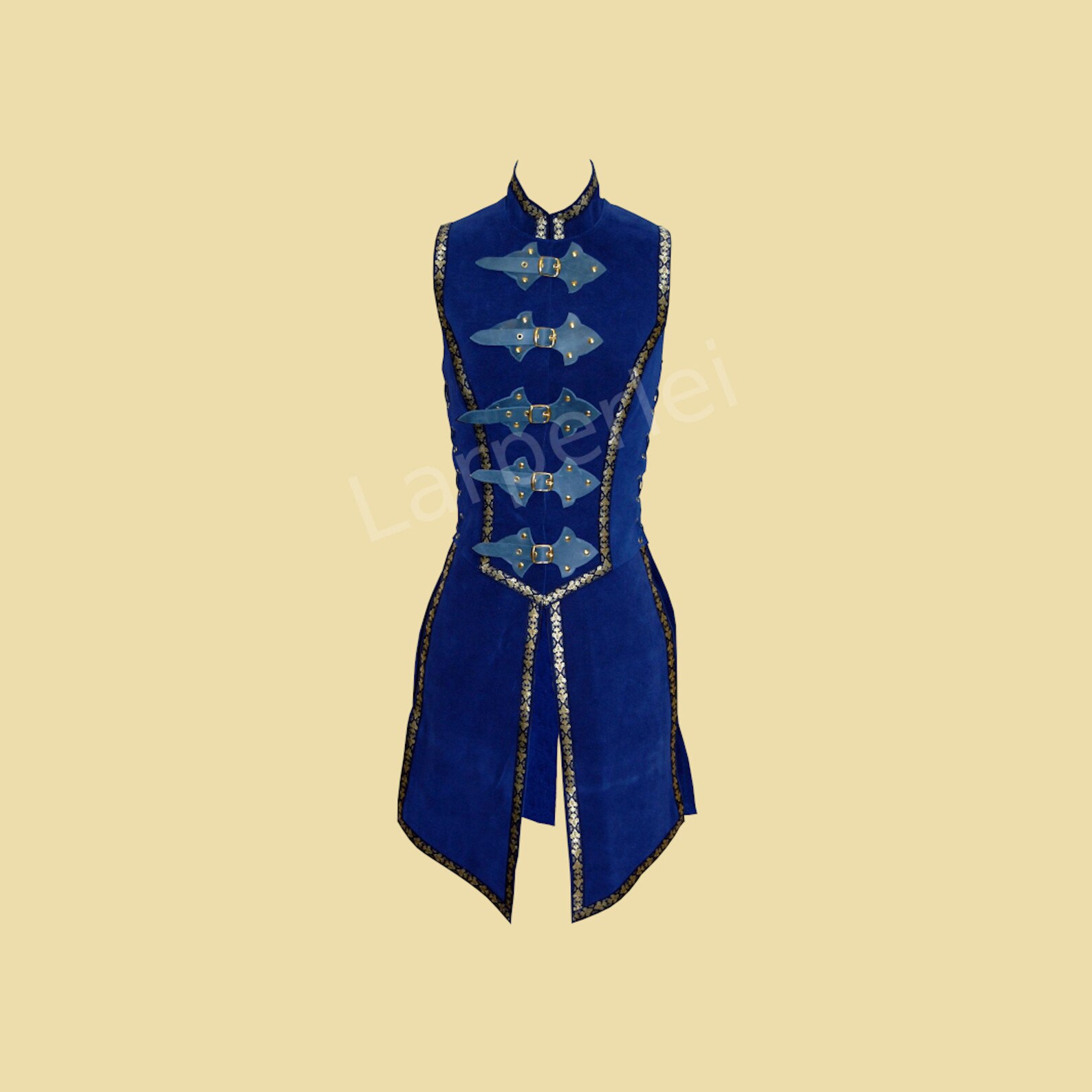 Ceremonial Surcoat for Women. Leather Larp Fantasy | Etsy