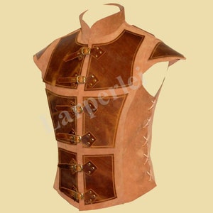 Reinforced Jerkin for Men, Made of Leather, Larp, Fantasy - Etsy