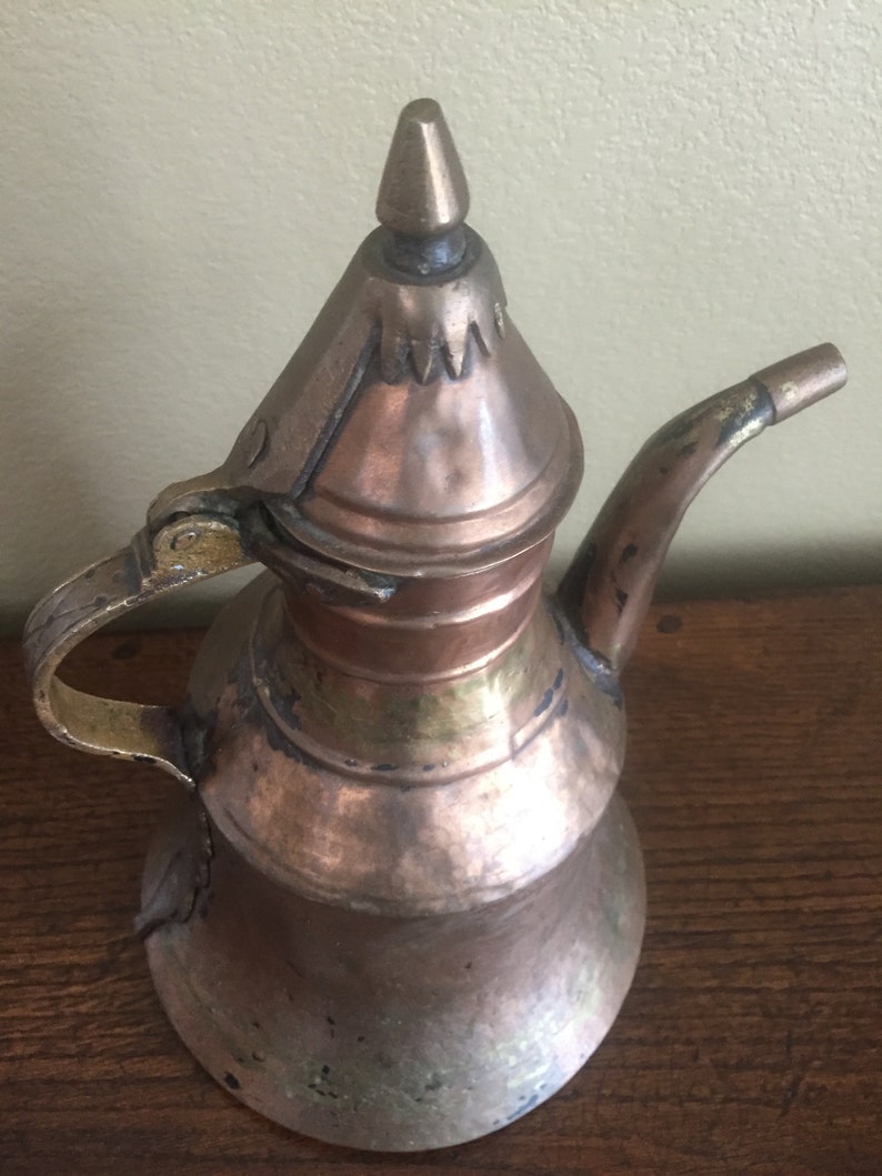 Antique Hand Hammered Turkish Copper Dove Tail Seams Ewer - Etsy