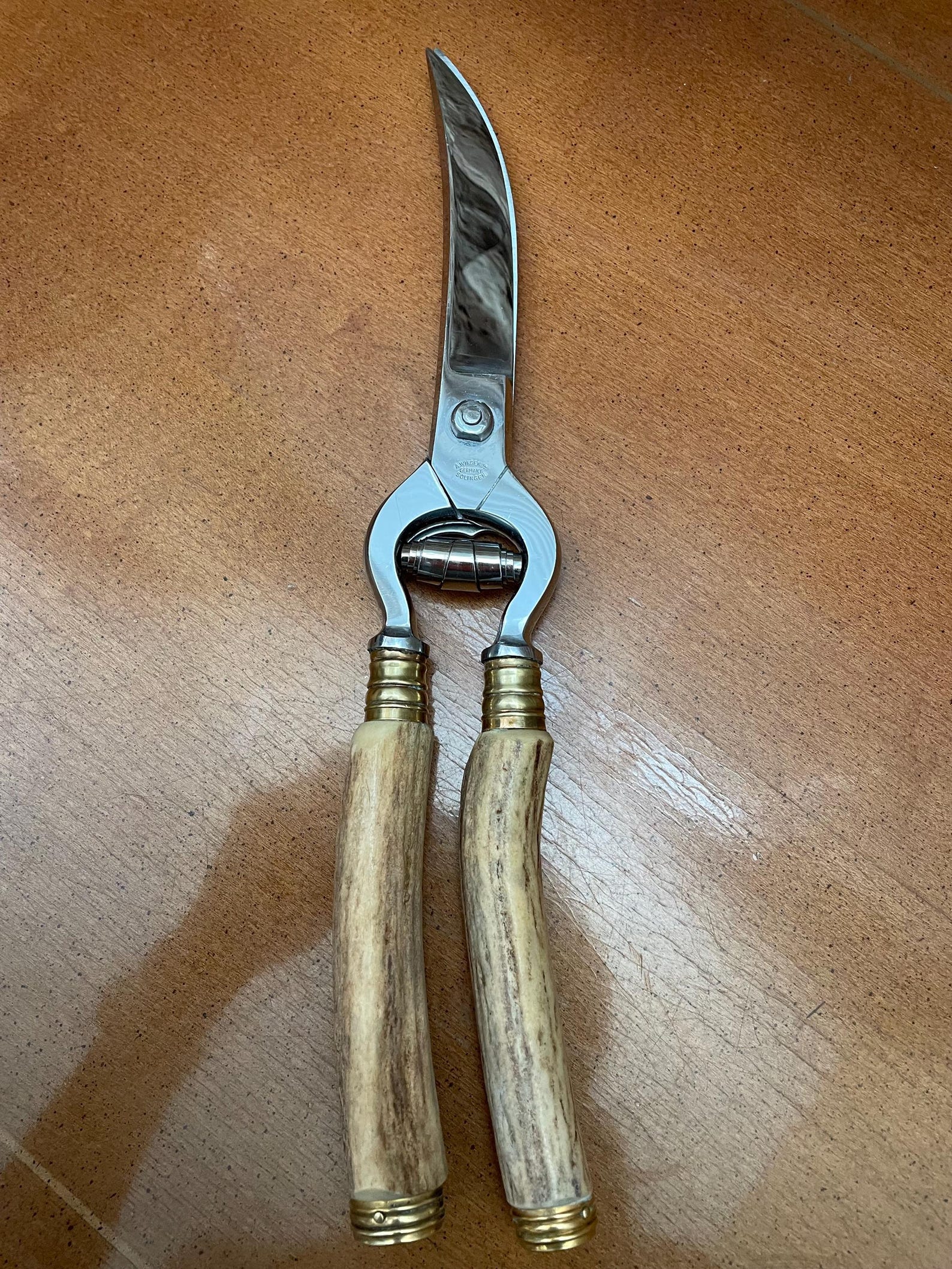 Vintage Antler Handled Poultry/ Hunting Scissors Made in Germany - Etsy