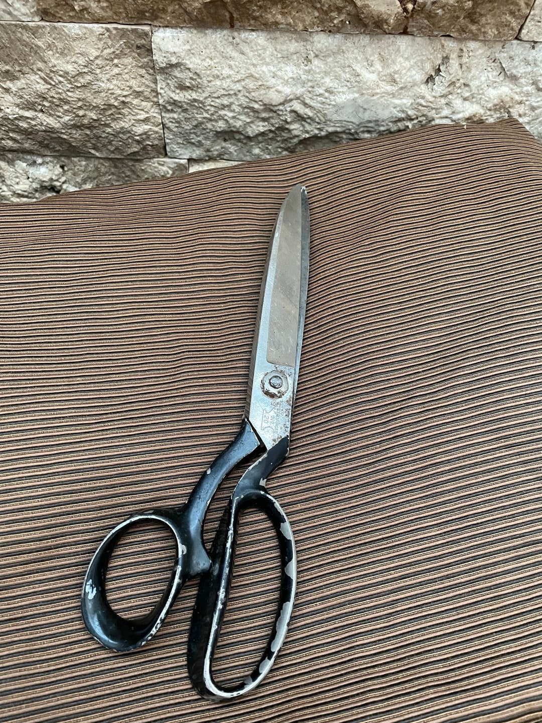 Vintage Wiss Inlaid 11 Inch Scissors - Etsy