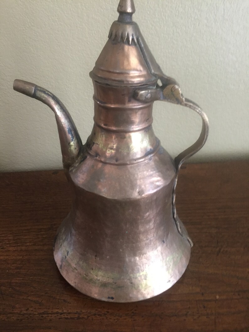 Antique Hand Hammered Turkish Copper Dove Tail Seams Ewer - Etsy