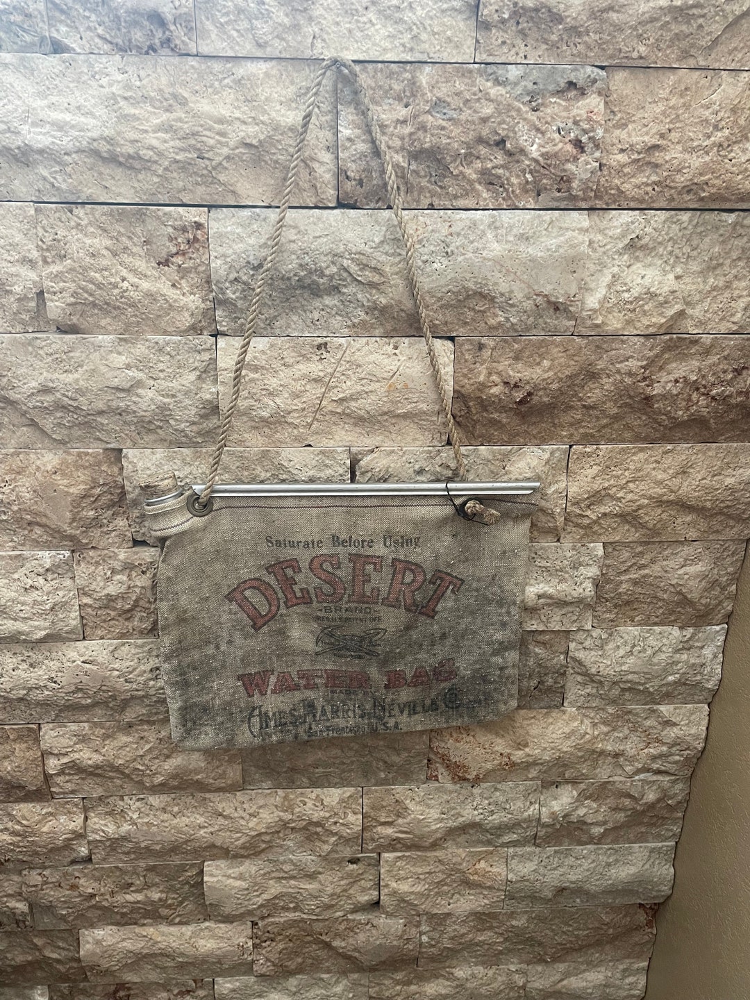 Vintage Desert Water Bag - Etsy