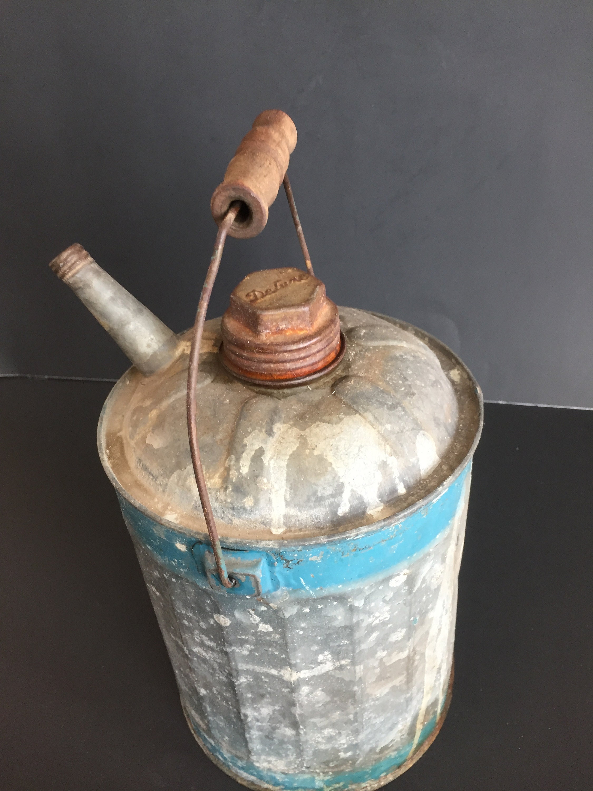 Vintage Deluxe Brand One Gallon Gas Can - Etsy