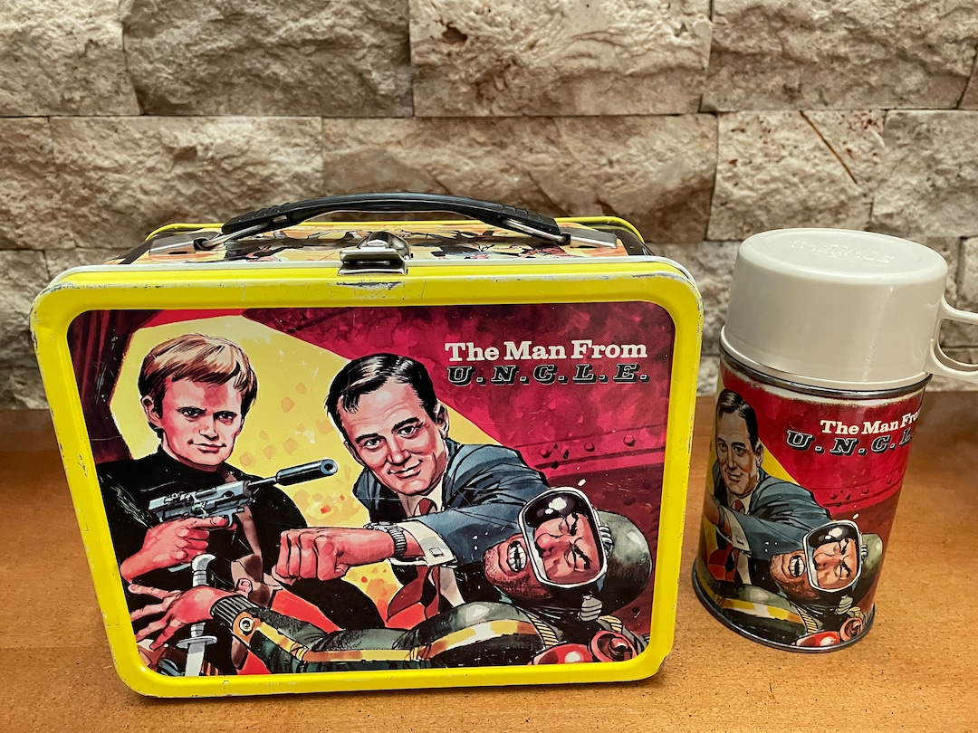 The Man From U.N.C.L.E Lunch Box and Thermos Complete by Thermos 1966 ...