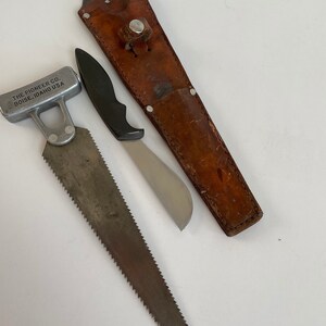 Vintage Knapp Sport Saw/leather Sheath and Gerber Flayer Knife***sale ...