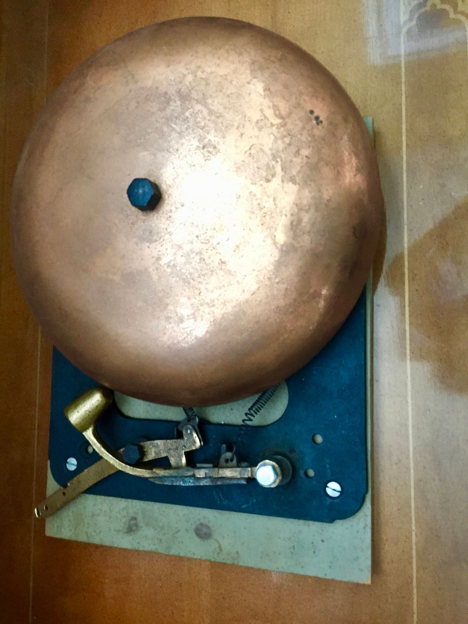 Vintage Extra Large Copper 12 Inch Boxing Bell With Brass | Etsy