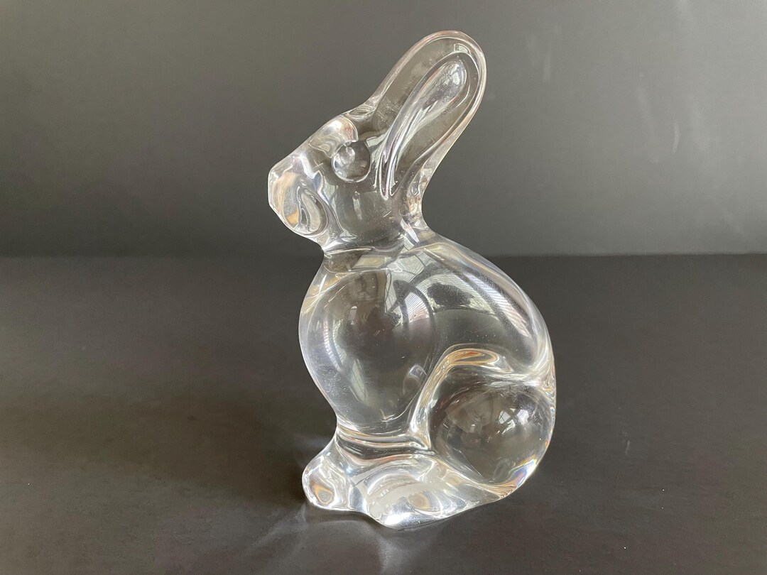 Baccarat Crystal Bunny Rabbit Ears Up - Etsy