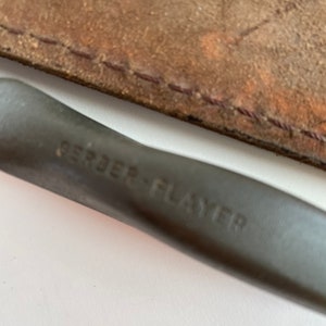 Vintage Knapp Sport Saw/leather Sheath and Gerber Flayer Knife***sale ...