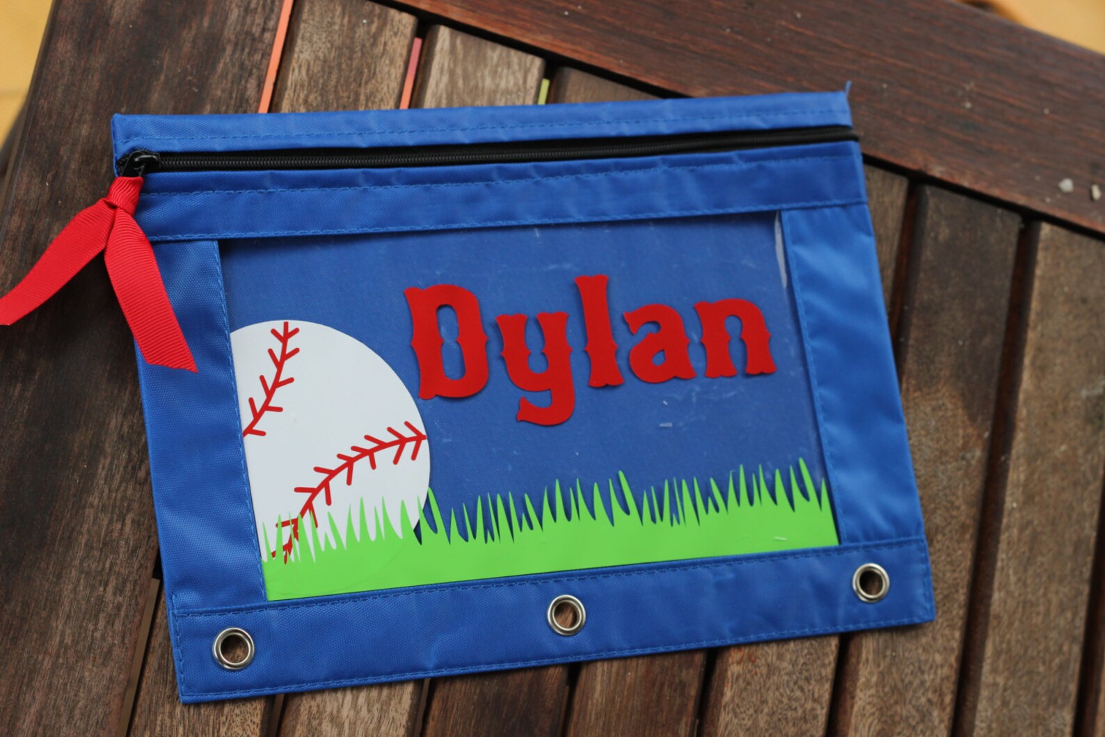 Personalized Baseball Pencil Pouch Monogrammed Pencil Pouch - Etsy