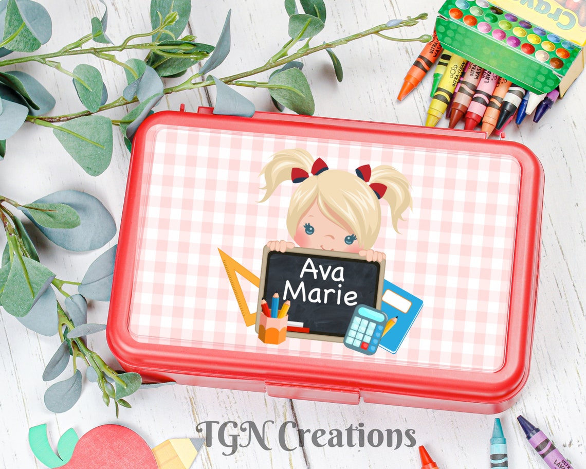 Personalized Back To School Pencil Box Back to School | Etsy