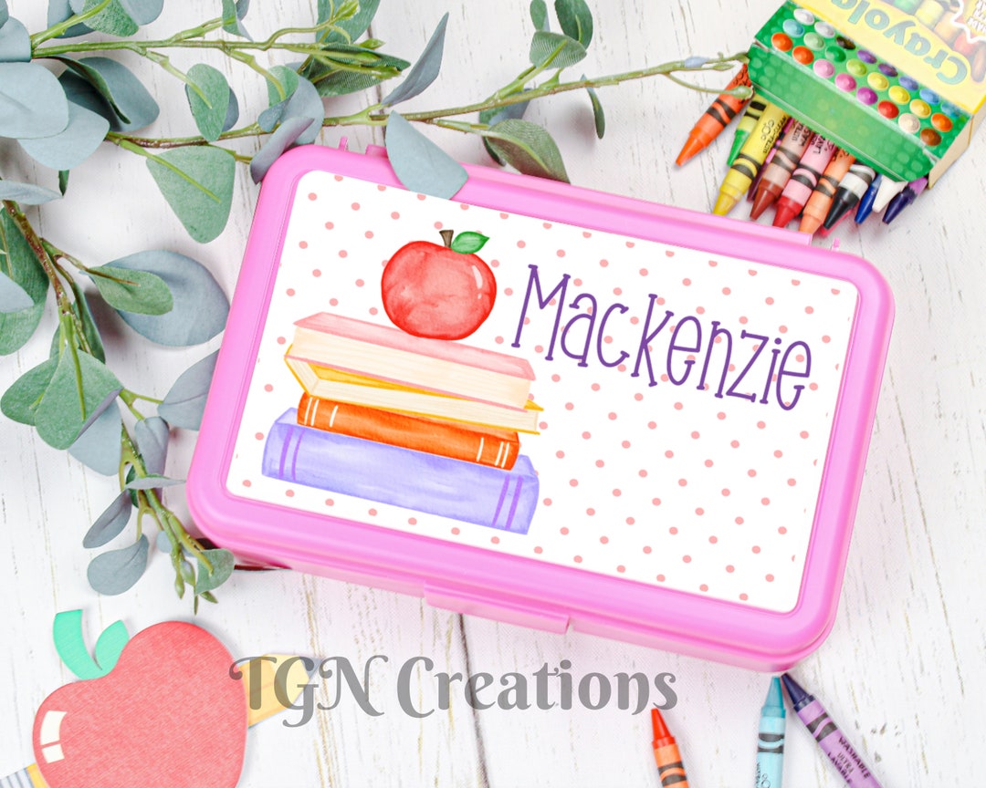 Personalized Back to School Pencil Box, Back to School Supplies ...