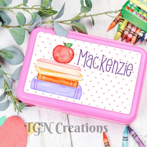 Personalized Back to School Pencil Box, Back to School Supplies ...