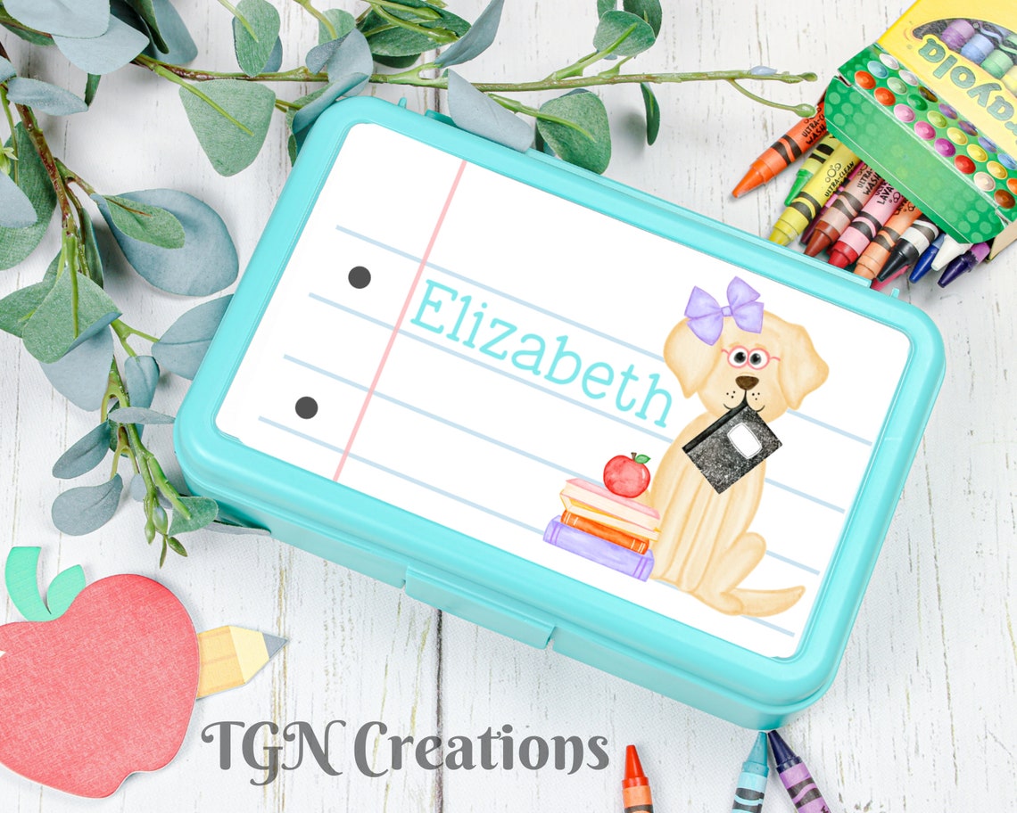 Personalized Back to School Pencil Box Back to School - Etsy
