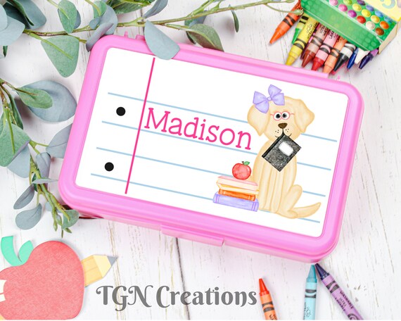 Personalized Back to School Pencil Box Back to School - Etsy