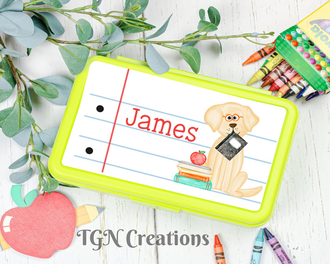 Personalized Back to School Pencil Box Back to School - Etsy
