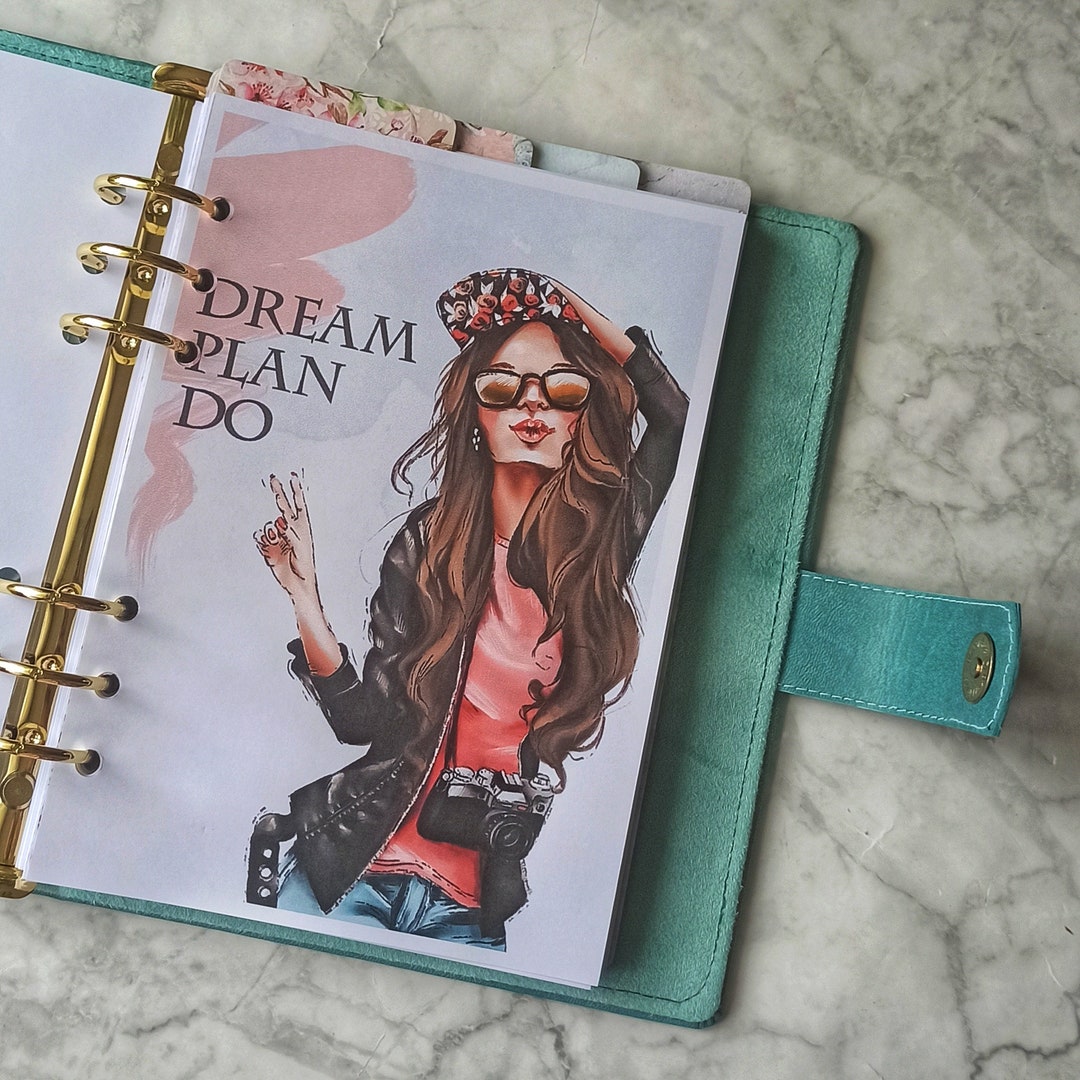 Personalized A5 Planner Cover, Agenda Refill Ring Binder Spiral Diary ...