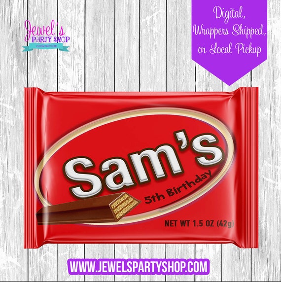 Custom Chocolate Wafer, Printed and Shipped! Custom Chocolate Wafer ...