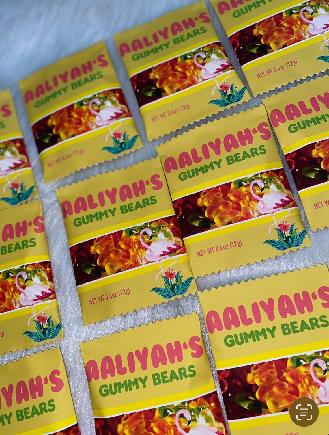 CANVA Custom Gummy Bears DIGITAL Template, INSTANT! Custom Gummy Bears ...