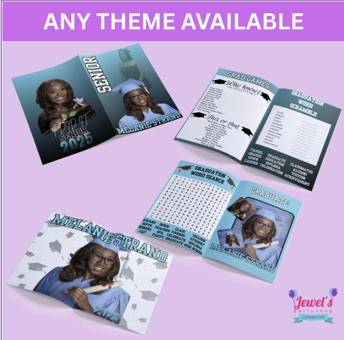 Custom Graduation Booklet, Shipped! Custom Graduation Book! - Etsy