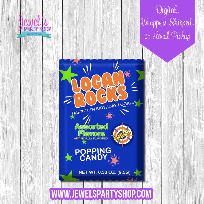 Target Battle Zone Custom Pop Rocks Candy, Printed and Shipped Custom ...