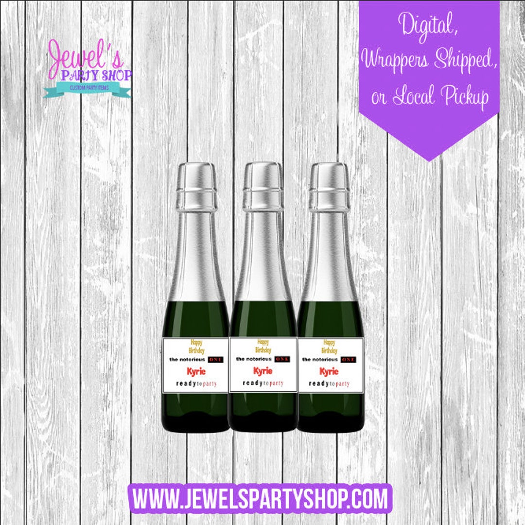 The Notorious ONE Apple Cider or Small Champagne Label - Etsy