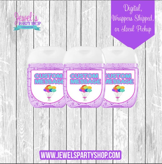 Custom Hand Sanitizer, Digital, Labels Shipped or Local Pickup! Custom ...
