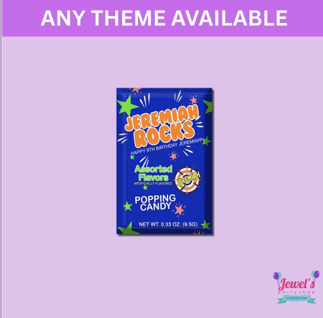 Target Battle Zone Custom Pop Rocks Candy, Printed and Shipped! Custom ...
