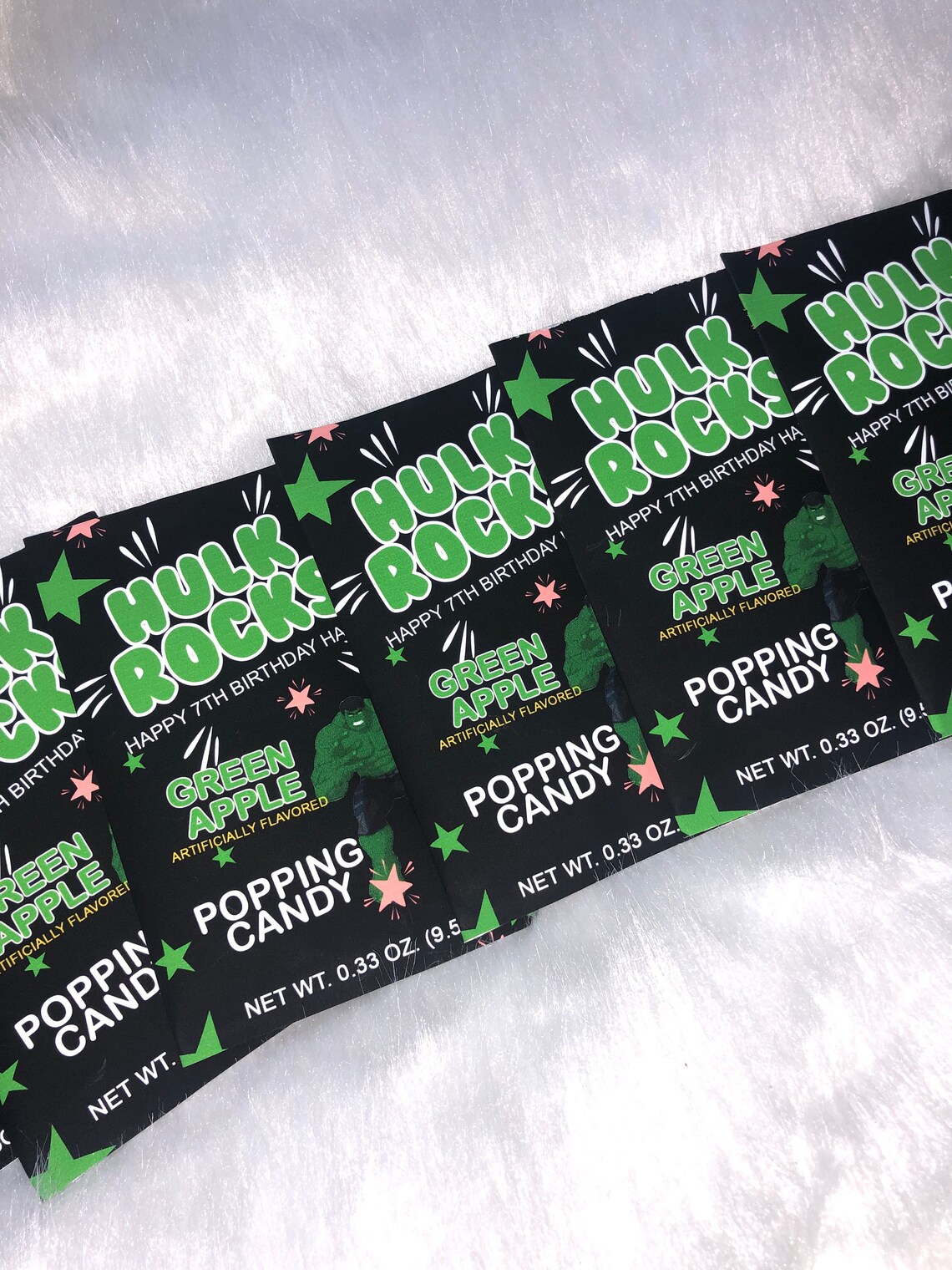 Hulk Custom Pop Rocks Candy Printed and Shipped Custom Pop - Etsy