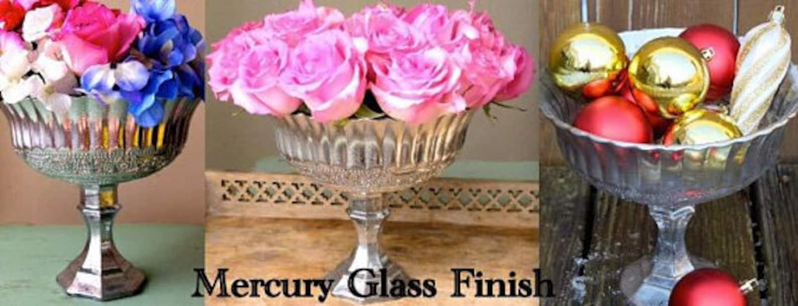 Large Gold Mercury Glass Vase Metallic Mirrored Vase Gold | Etsy