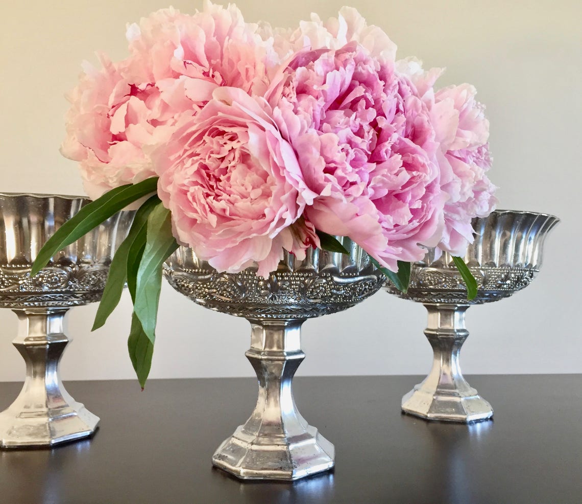 Large Mercury Glass Vase Mirrored Vase Mercury Glass - Etsy