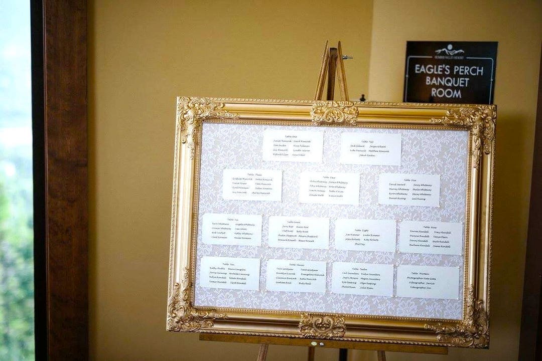 Intricate Framed Guest List Corkboard Cork Board Pin Board - Etsy