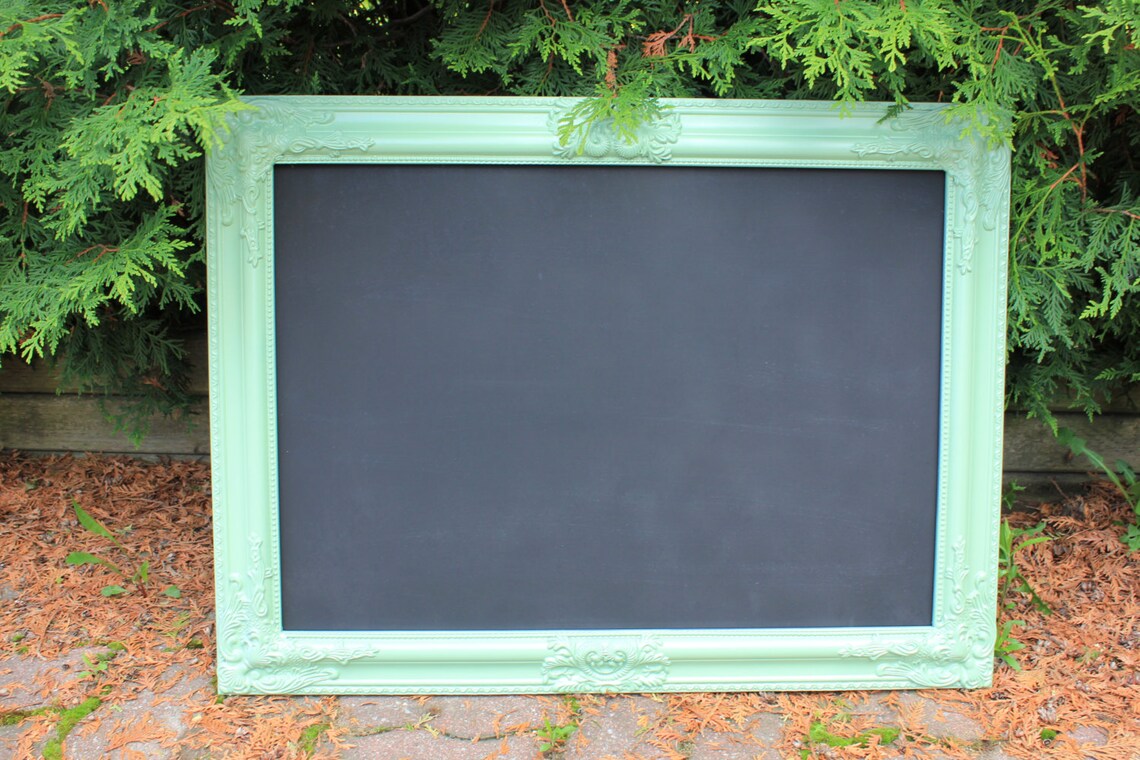 Beautiful Antique Vintage Gold Chalkboard Framed Chalk Board Wedding ...