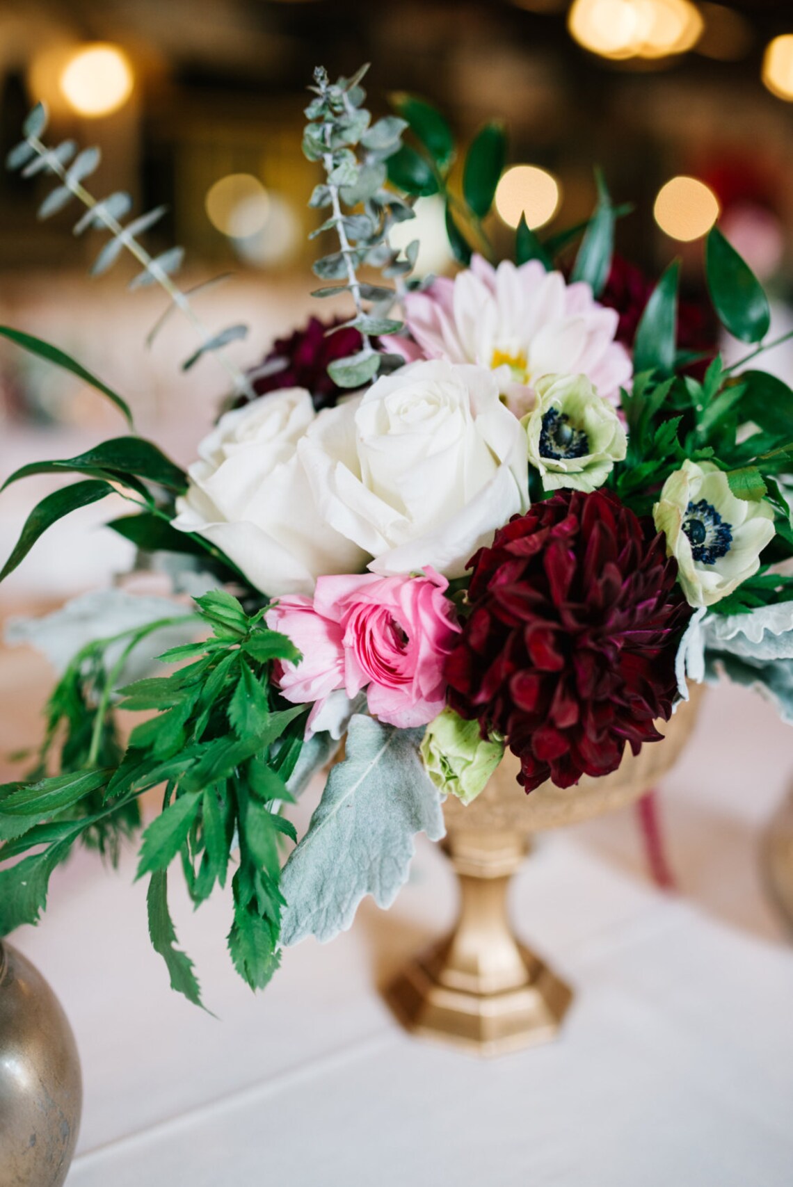 Gold Vase Wedding Vase Gold Mercury Glass Gold Distressed - Etsy