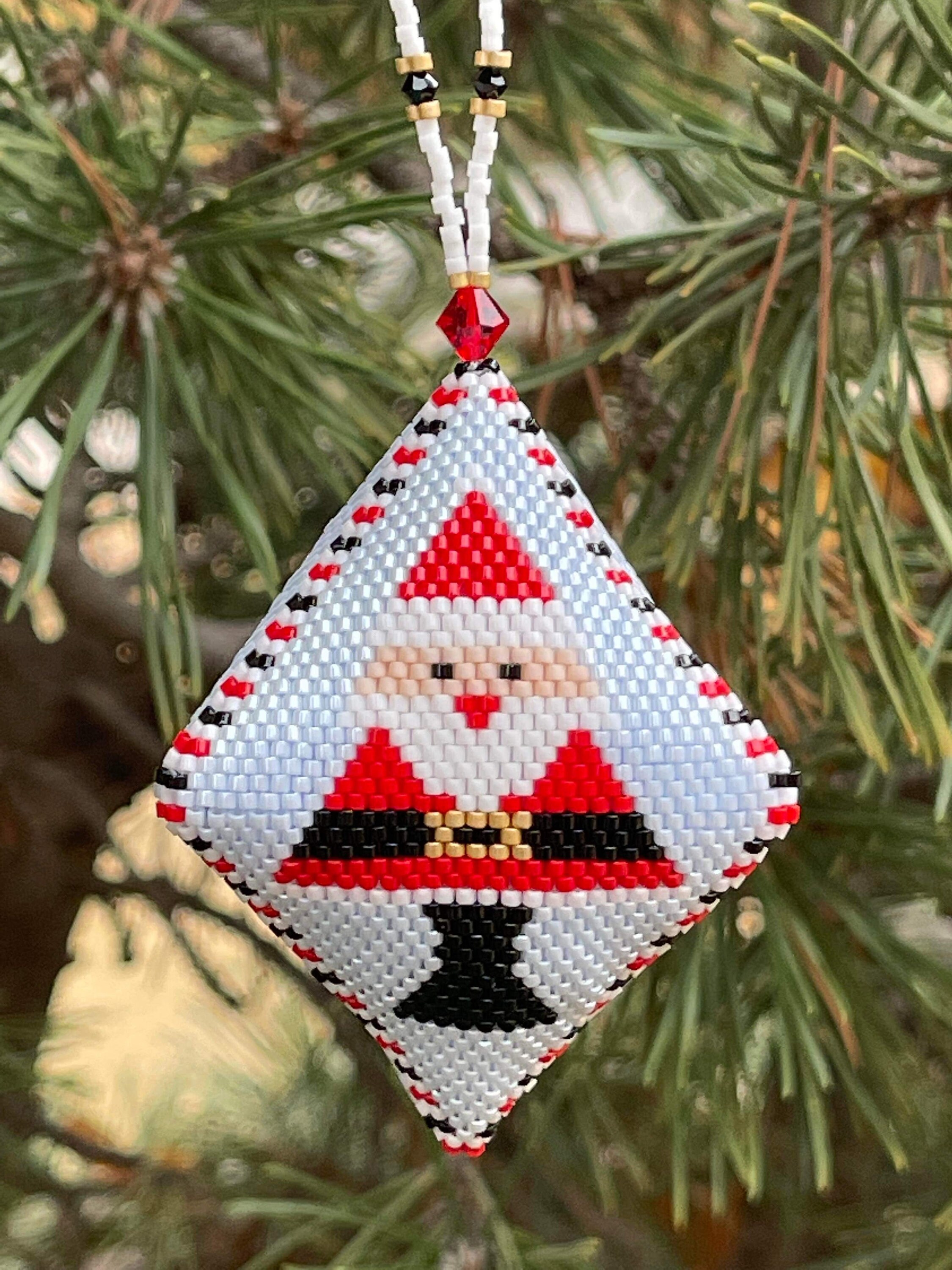 3D Christmas Tree Santa Peyote Pod - Etsy