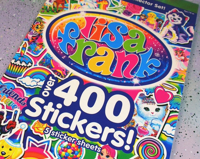 Lisa Frank Stickers Booklet // Cute Lisa Frank Stickers Book // Lisa ...