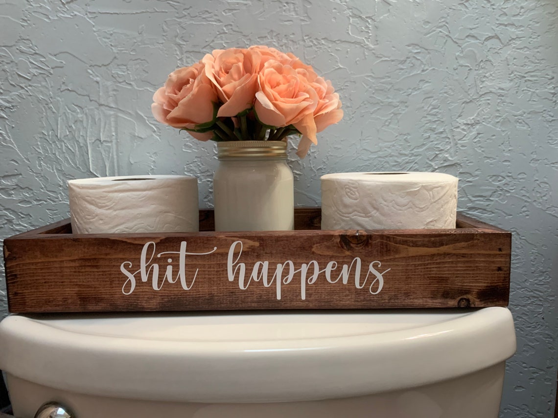 Counter Caddy Bathroom Toilet Storage Box Toilet Paper - Etsy