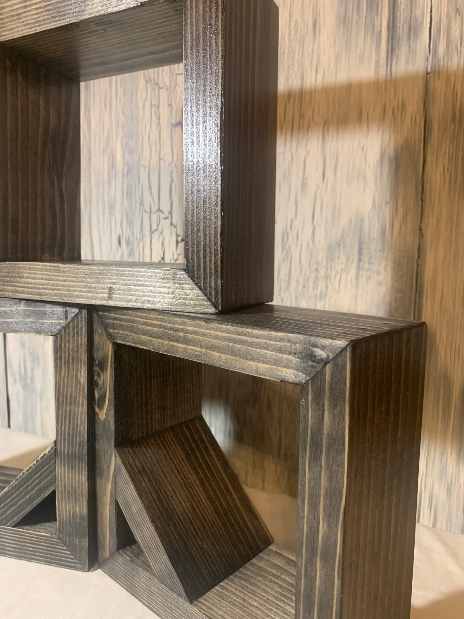 Rustic Wall Box Set Wooden Wall Boxes Decorative Wall - Etsy