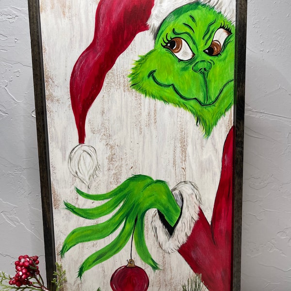 Grinch Sign - Etsy