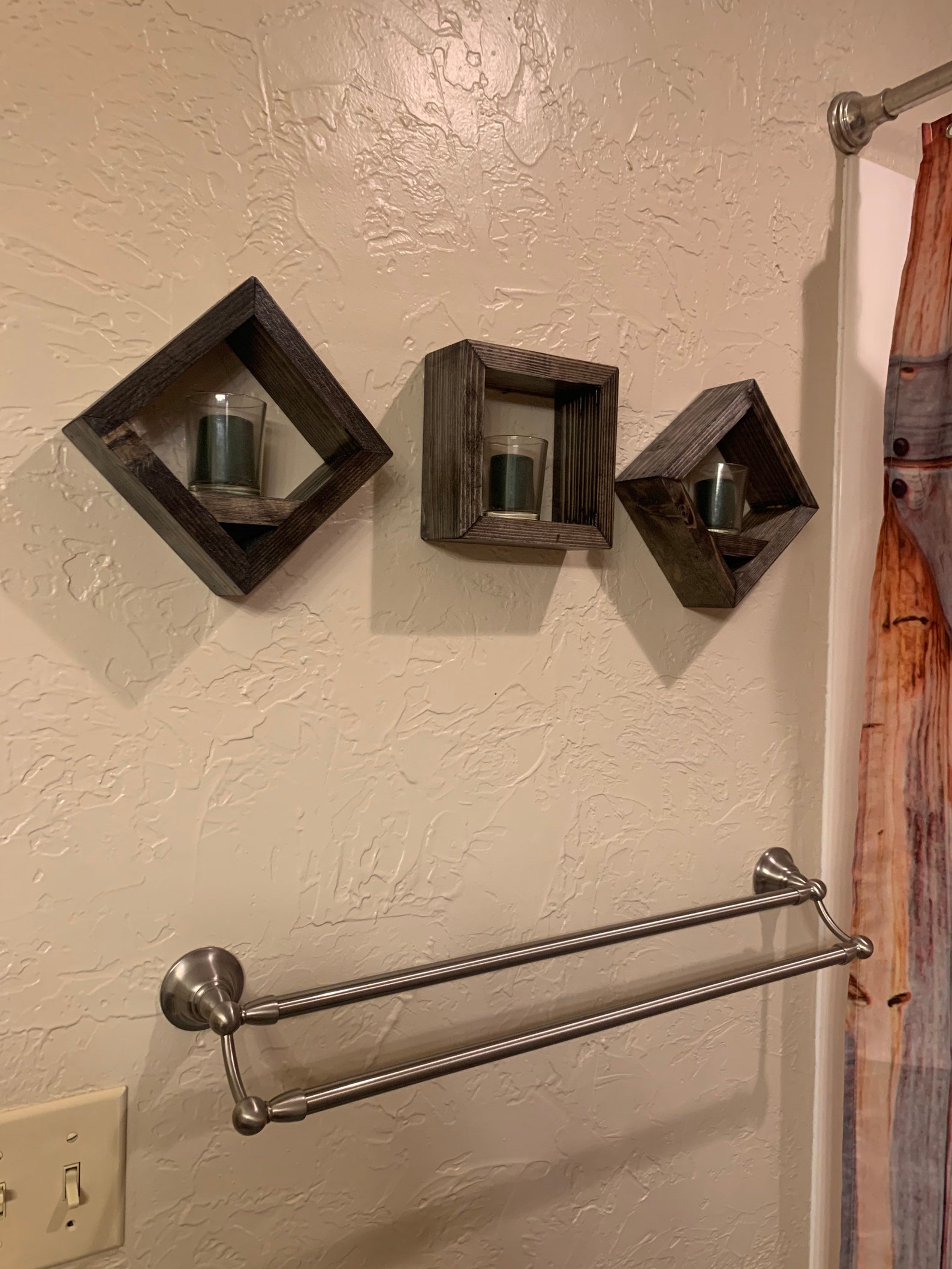 Rustic Wall Box Set Wooden Wall Boxes Decorative Wall - Etsy