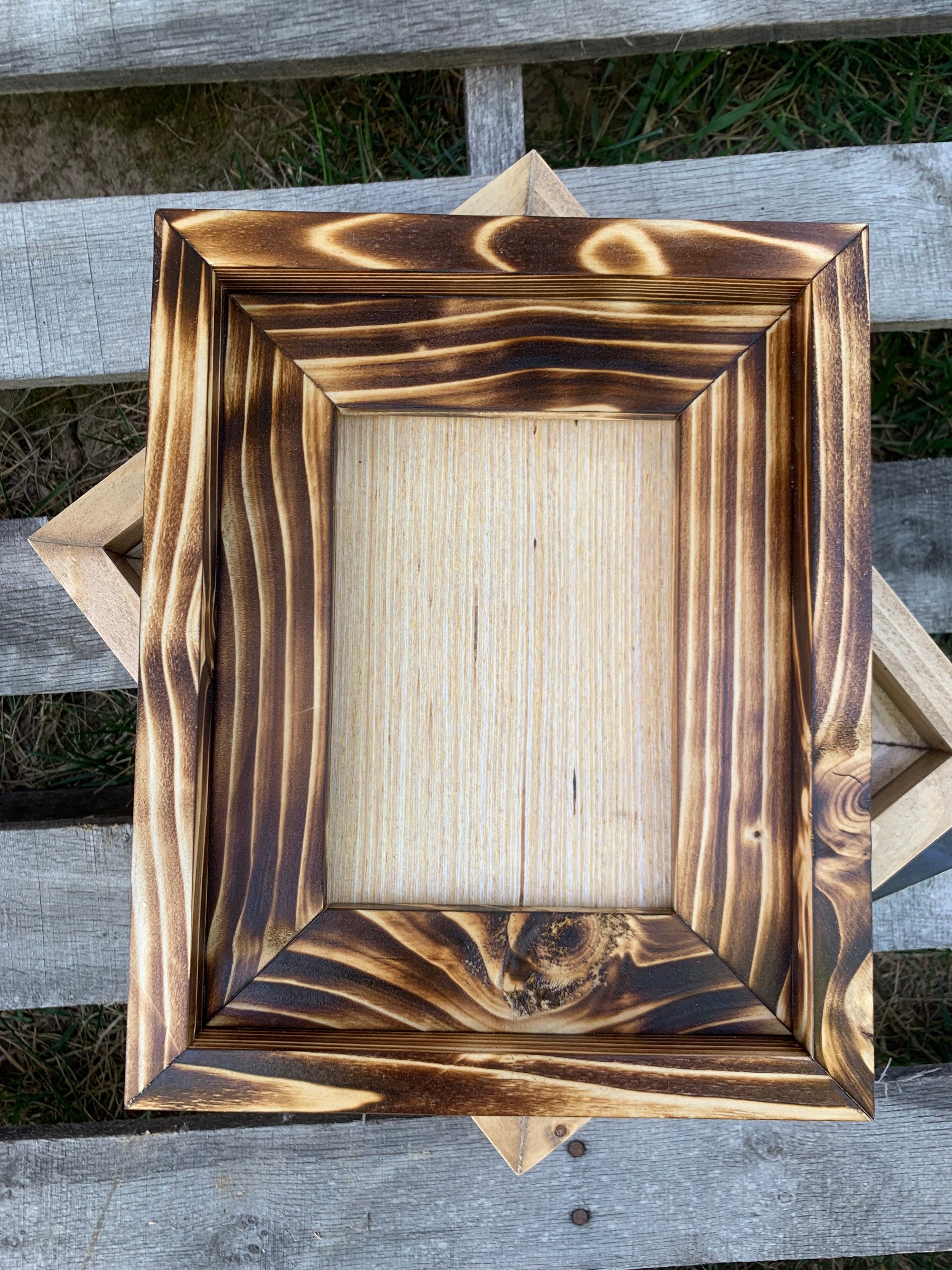 Bold picture frames solid wood picture frames Pine frames | Etsy