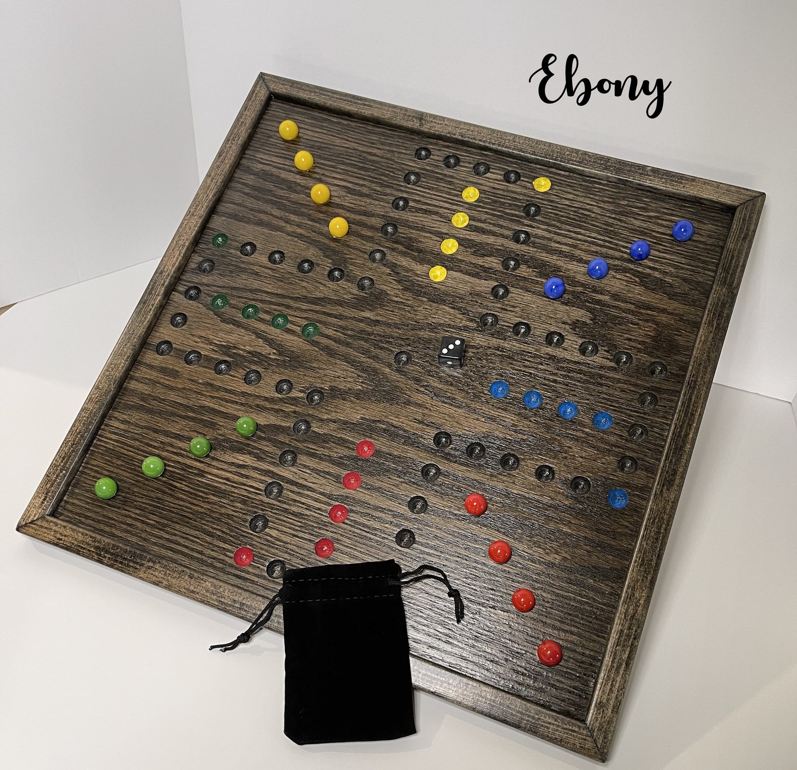 Wahoo Game Board With Marbles, Old Fashioned Game Board, Wahoo Board ...