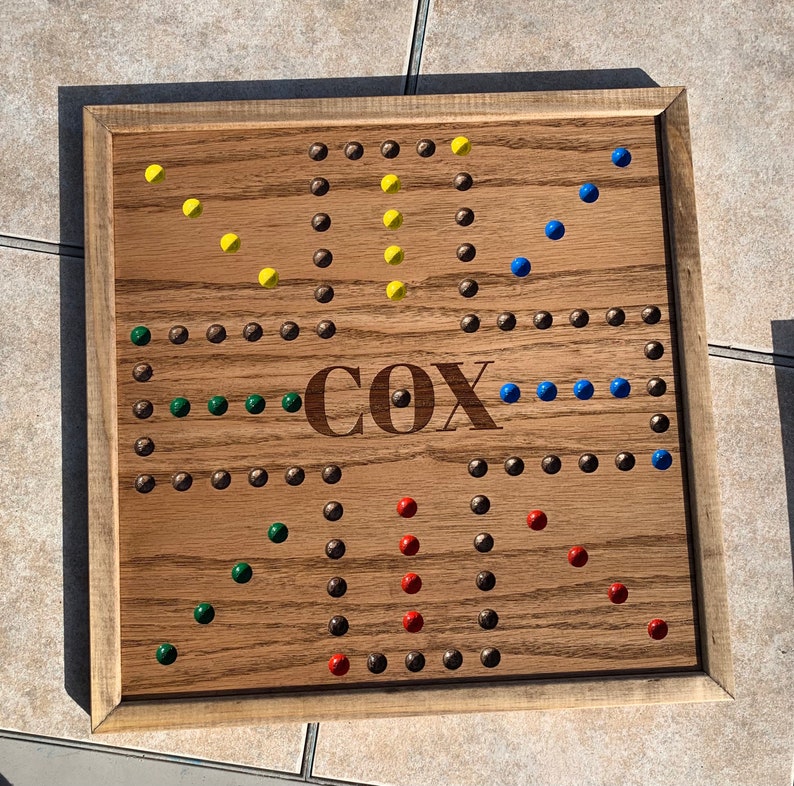 Custom Engraving on Game Board Handwriting Engraving Board | Etsy