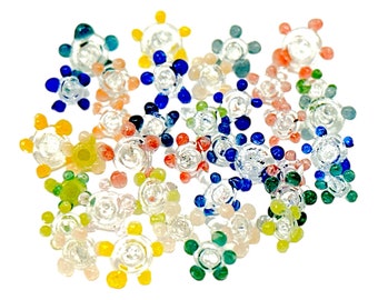 100 Ct. Glass Screens for Tobacco Pipes. Daisy Style Glass Pipe Screens ...