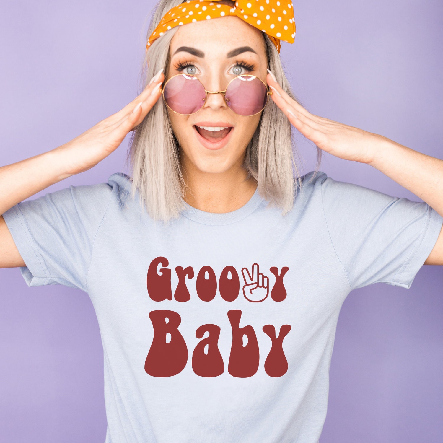 Groovy Baby Shirt Vintage Graphic Tee Retro 70s TShirt | Etsy