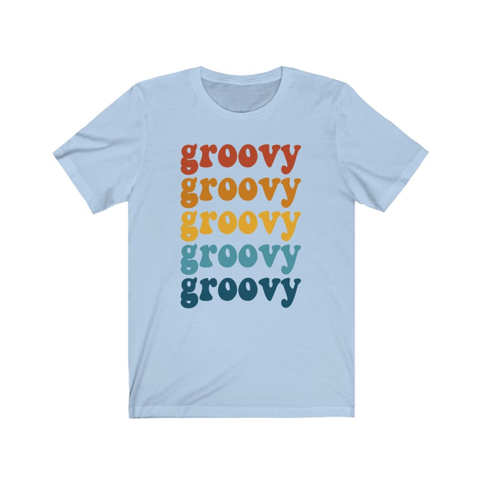 Groovy Shirt 70s Graphic Tee Retro Disco Tshirt Hippie Babe - Etsy