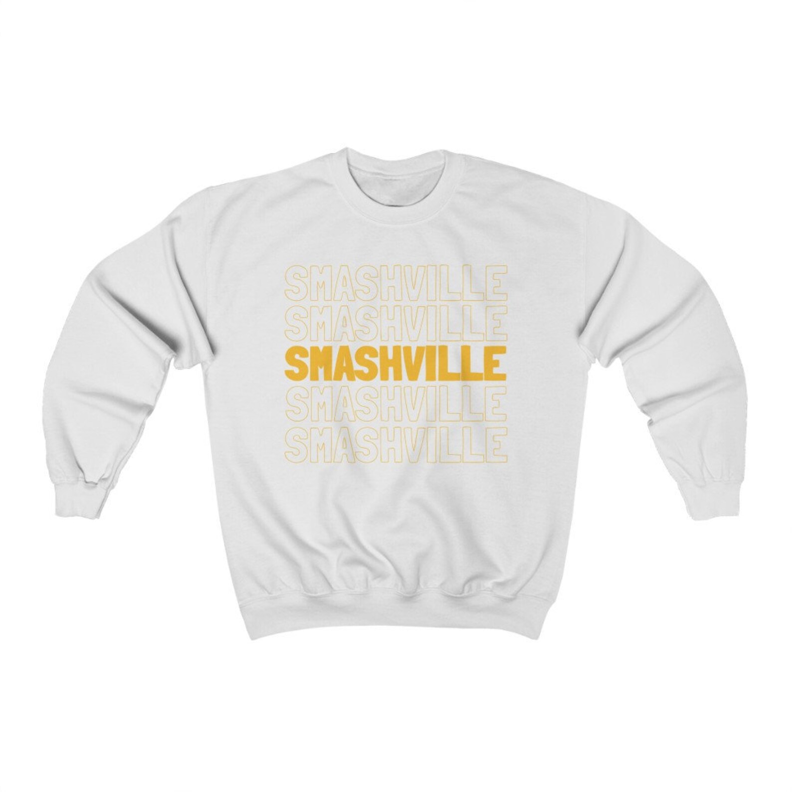 Smashville Sweatshirt Nashville Predators Crewneck Tennessee Pullover ...
