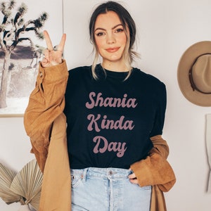 Shania Twain Shirt Lets Go Girls Tee Vintage Country Music Tshirt Retro ...
